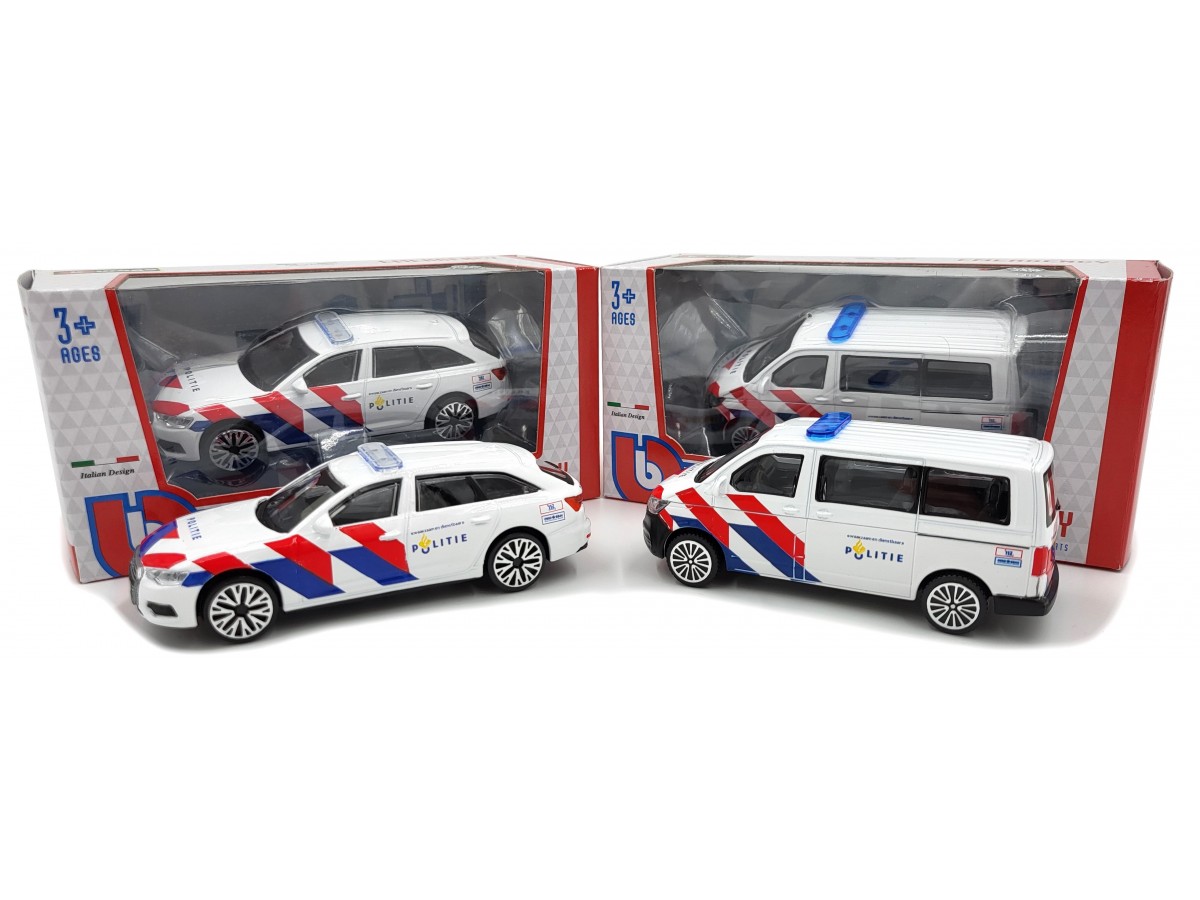 Vw T6.1 Bus 2020 Politie Nl - Audi A6 Politie Nl 2019 - 2 Car Set 1:43 ...