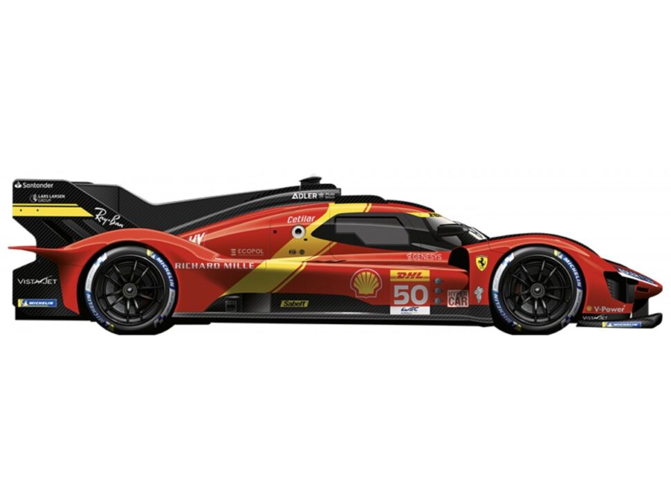 Ferrari 499p #50 Fuoco/molina/nielsen 5th 24h Le Mans 2023 1:18 Rood ...