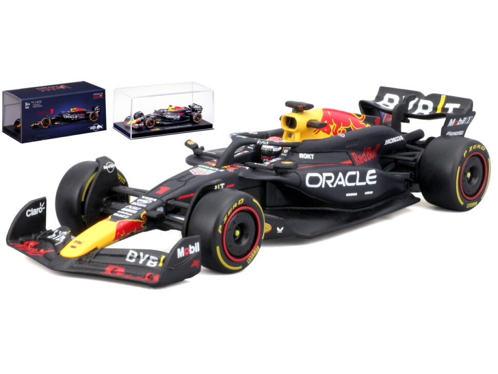 Red Bull RB20 #1 Max Verstappen F1 seizoen 2024 in luxe bewaarcase met ...